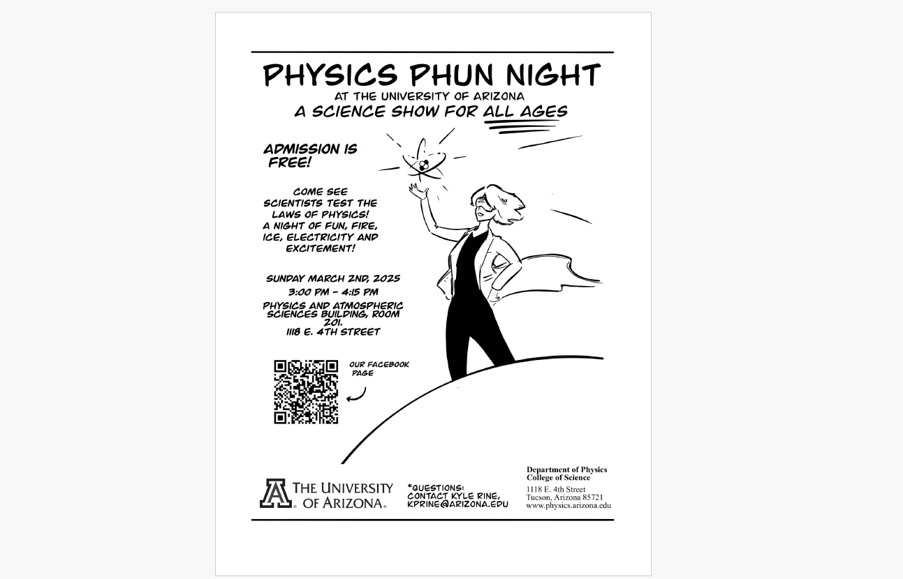 Physics Phun Night 2025, a Memorable Experience for all Involved! | UA Science | Physics